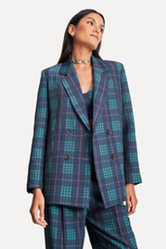 BLAZER VERDE REVERSA XADREZ MADRAS | ZZ MALL