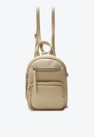 Mini Mochila Branca Anacapri Zíper | ZZ MALL