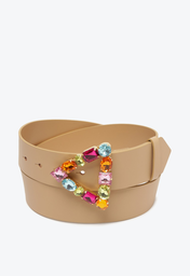 Cinto Bege Schutz Jess Triangle | ZZ MALL