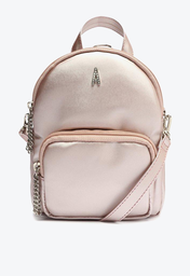 Mochila Mini Metalizada Anacapri Glam Pequena | ZZ MALL