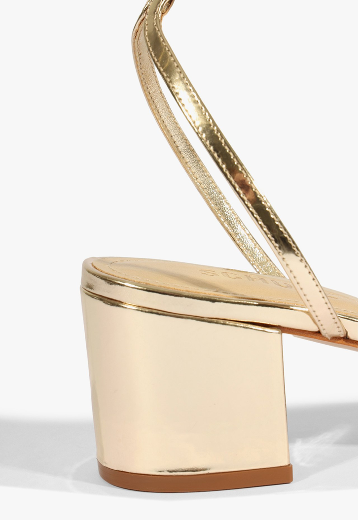 Sandália Block Gold | ZZ MALL